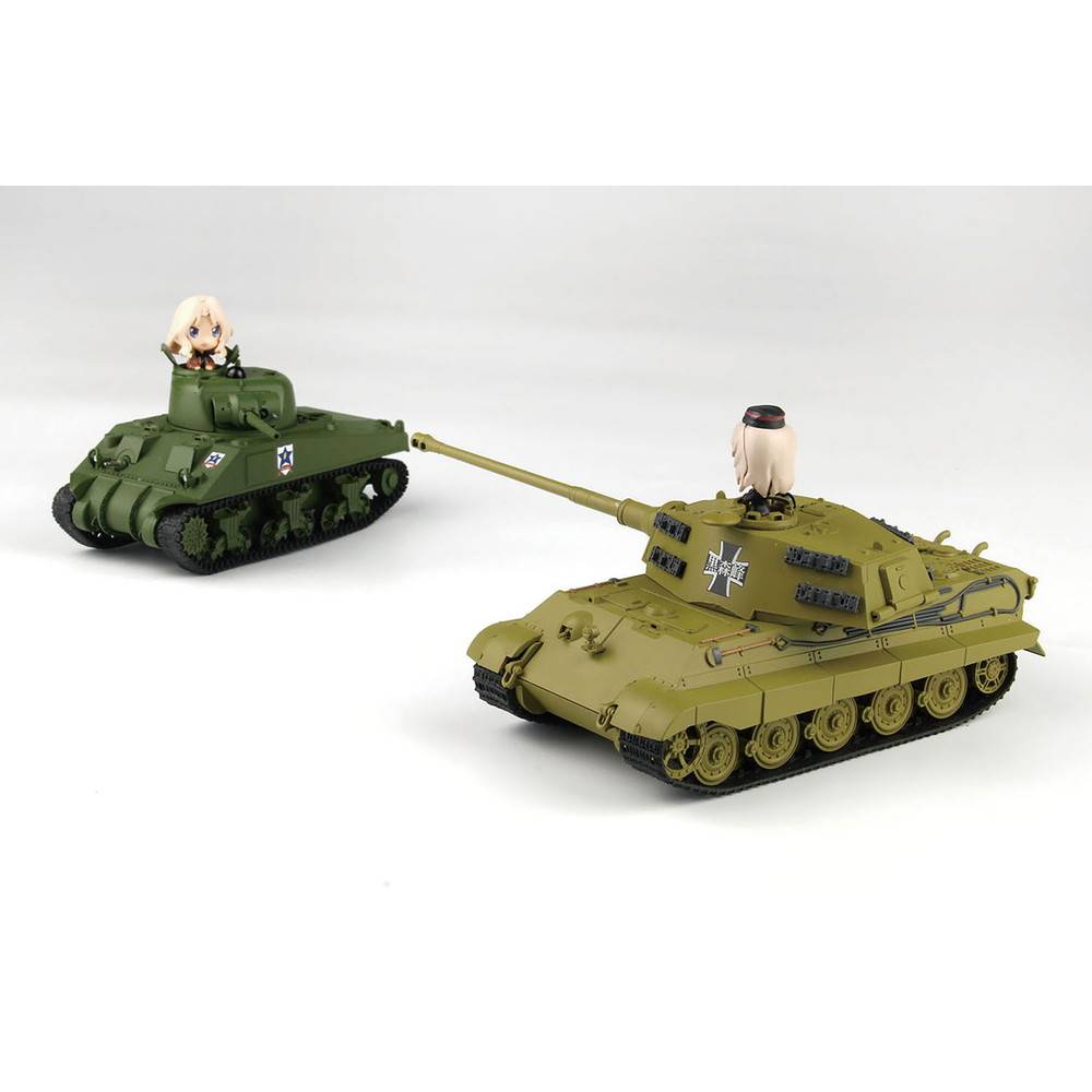 R/C Battle Senshado Series: Girls und Panzer - M4 Sherman 1/64 75mm Gun ...